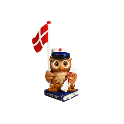 Studenter flag med navn | Danske bordflag med gratis navnegravering